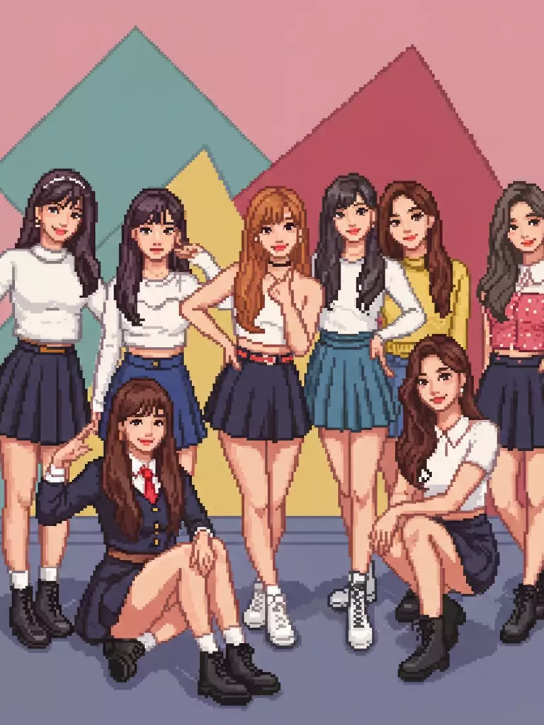 15 K-Pop Pixel Art Ideas for Fans and Artists – KPOPMOOD