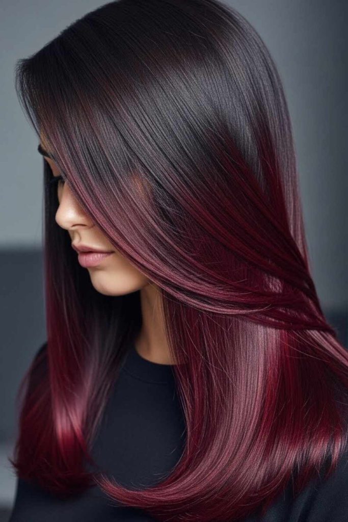 12 Stunning Red Highlights on Dark Hair to Transform Your Look – KPOPMOOD