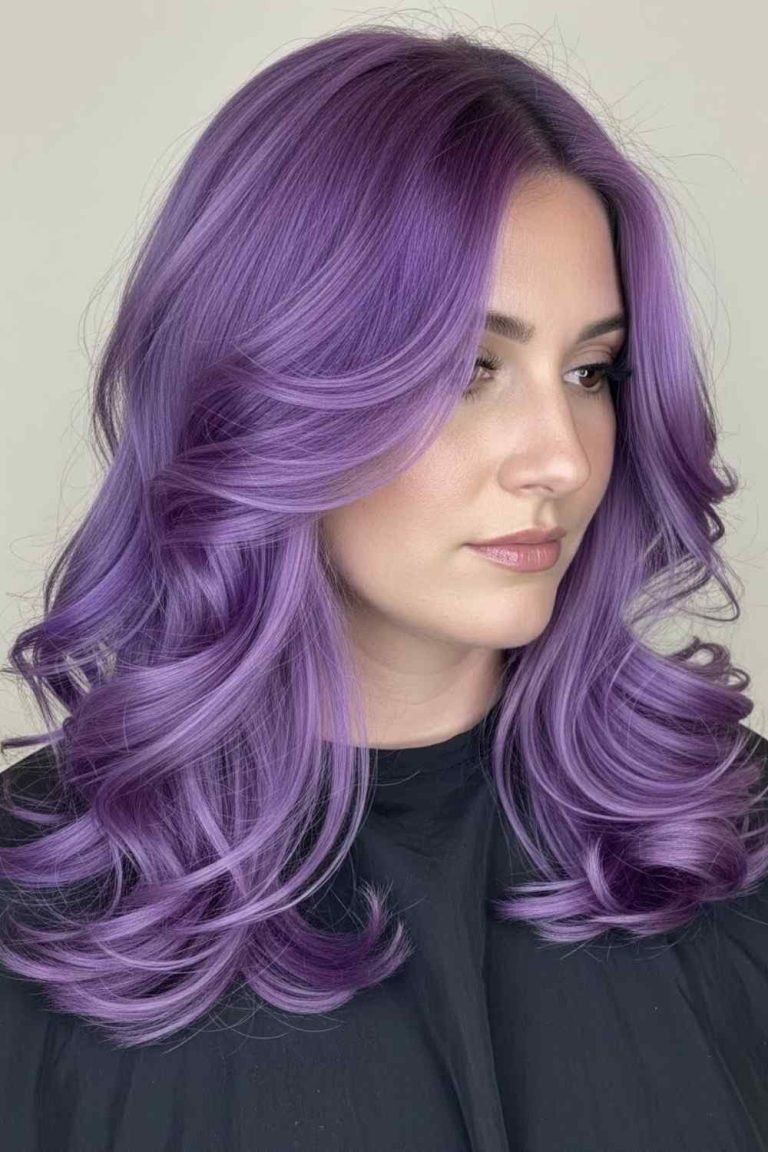18 Trendy Purple Highlights Hairstyles for a Fresh, Modern Makeover ...
